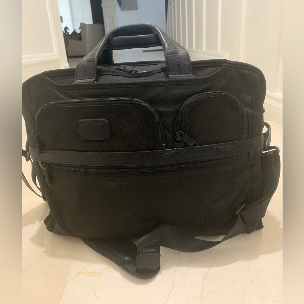 Tumi Alpha Expandable Laptop Briefcase - Gem
